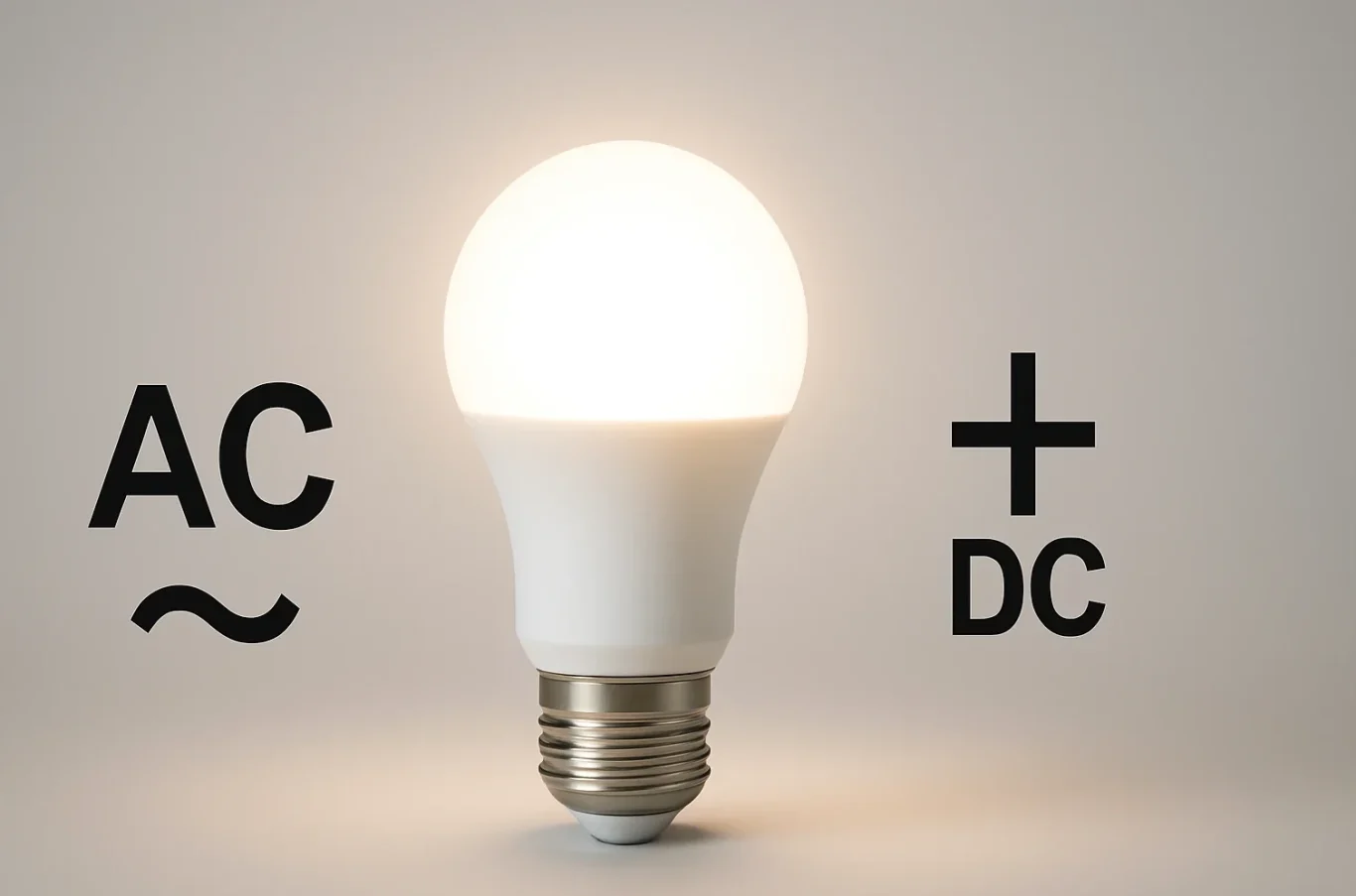 AC-LED mit Gleichstrom betreiben?